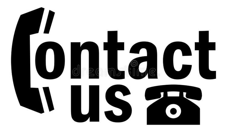 Contate-nos ilustração stock. Ilustração de linha, discurso - 13622085