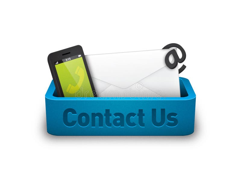 Contacte-nos ilustração stock. Ilustração de notas, papel - 40507946