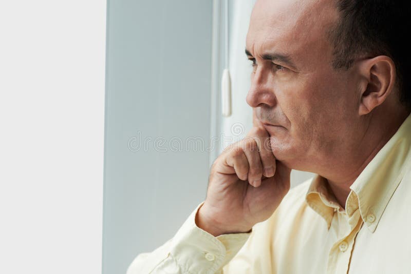 Wistful man stock photo. Image of portrait, face, begging - 61114874