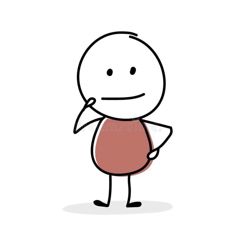 Stick Figure Contemplating Stock Illustrations – 34 Stick Figure ...