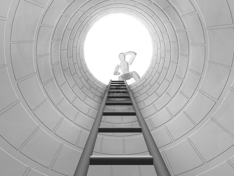 Contemplation Ladder Stock Illustrations – 263 Contemplation Ladder ...