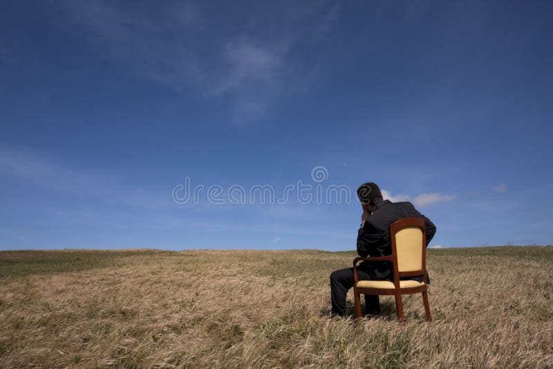 Contemplation stock photo. Image of dream, ecology, field - 9130714