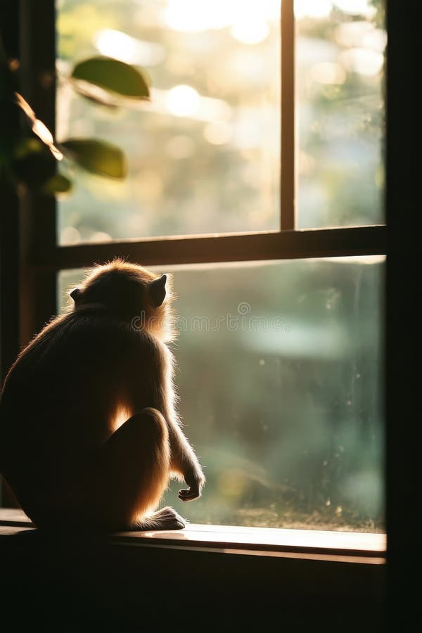 Contemplative Observer Enjoying the Quiet Exploration of an Old World ...