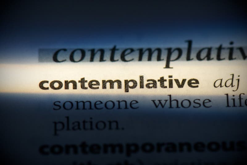 Contemplative stock photo. Image of printed, isolated - 161578140