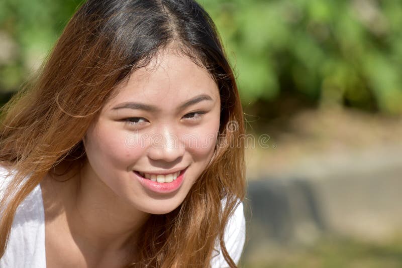 A Contemplative Young Female Stock Photo - Image of female, contemplate ...