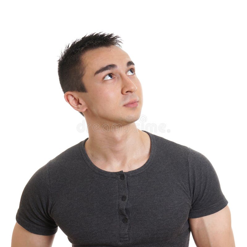 Contemplative Young Asian Person Stock Image - Image of contemplative ...