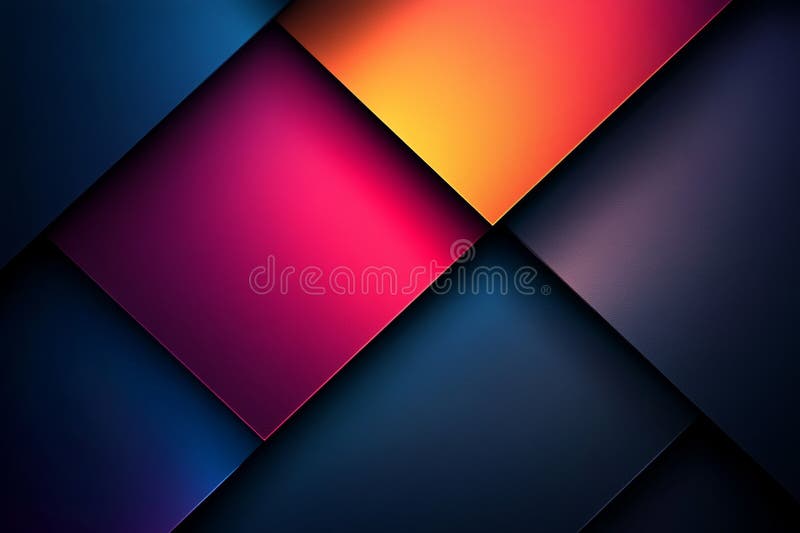 A Contemporary Abstract Backdrop Showcasing Geometric Forms Illuminated ...