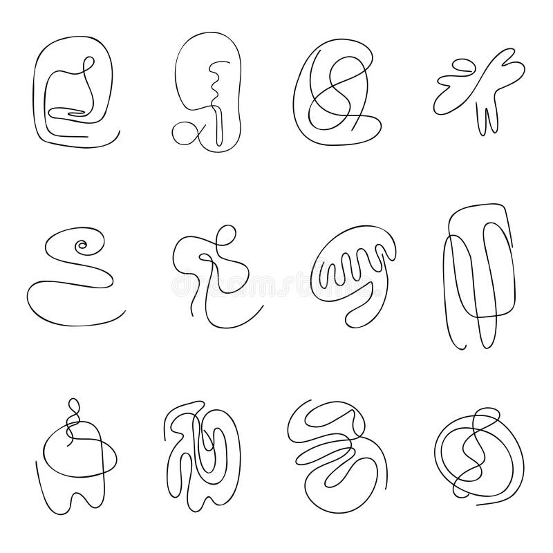 Single Continuous Curved Line Stock Illustrations – 84 Single ...