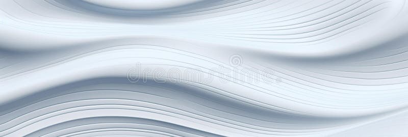 Contemporary Abstract Wallpaper Featuring a Grey and White Wave Pattern ...