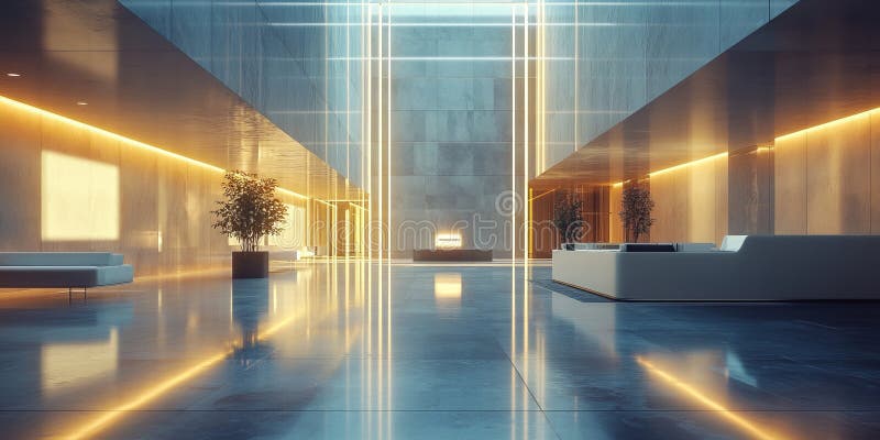 Contemporary Architectural Interior with Stunning Minimalist Design and ...