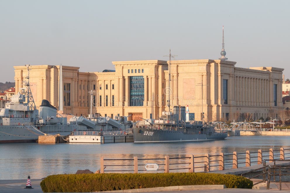 Contemporary Architectural Structure Situated beside a Body of Water ...