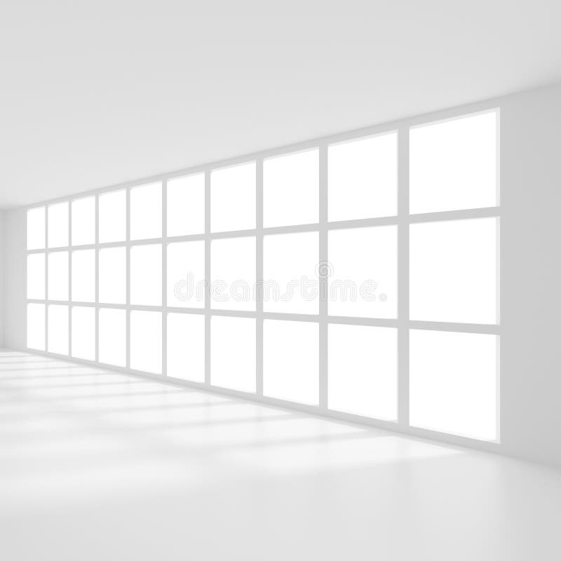 Contemporary Architecture Design. White Minimal Geometric Background ...