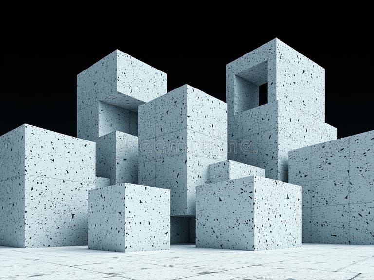 Contemporary Architecture Exploring Cubic Forms and Textured Facades ...