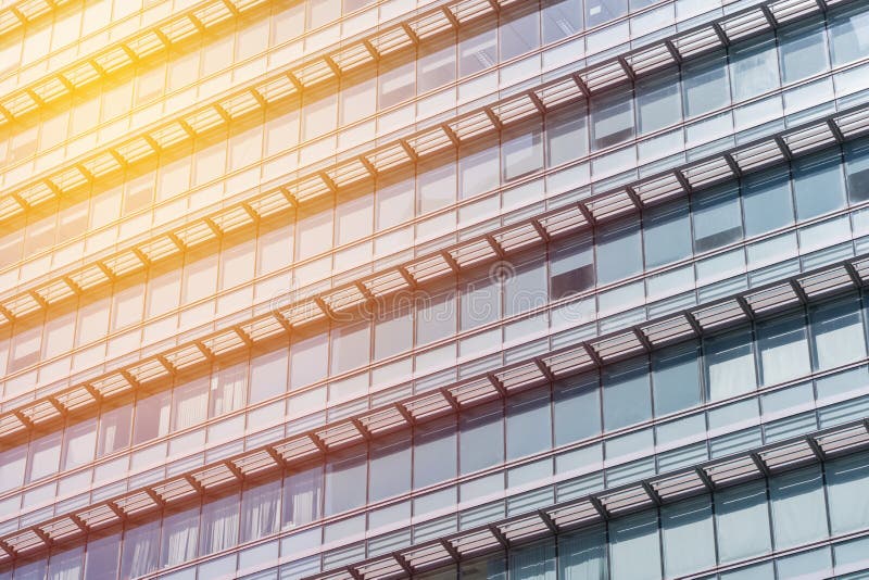 Contemporary Architecture Office Building in the City, Perspective ...