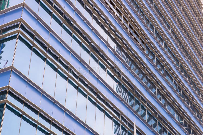 Contemporary Architecture Office Building in the City, Perspective ...