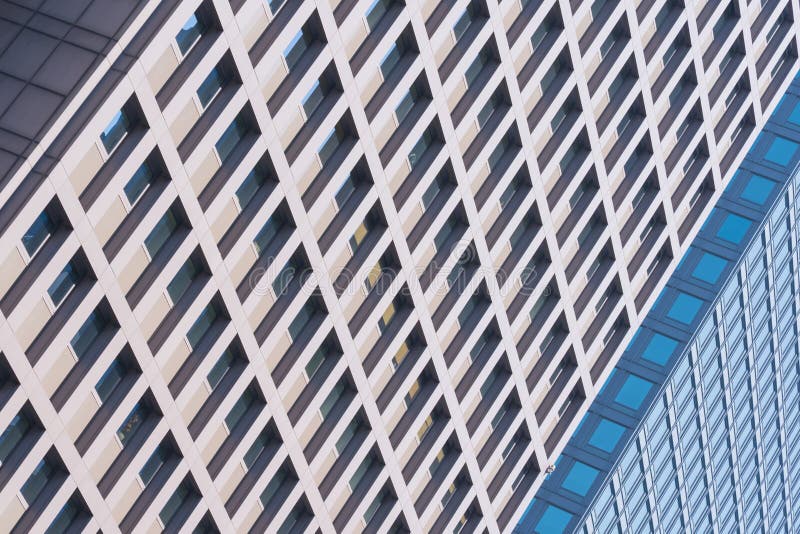 Contemporary Architecture Office Building in the City, Perspective ...