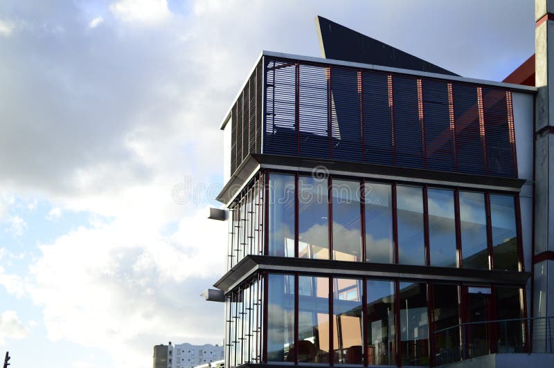 Contemporary Architecture View from the Windows Stock Photo - Image of ...