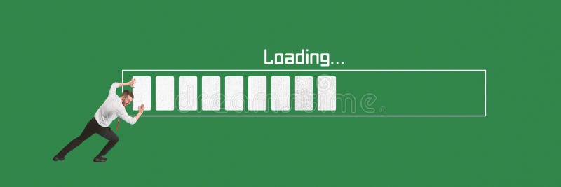 Loading Panel Icon. Hand-drawn Stock Photo - Image of download, style ...