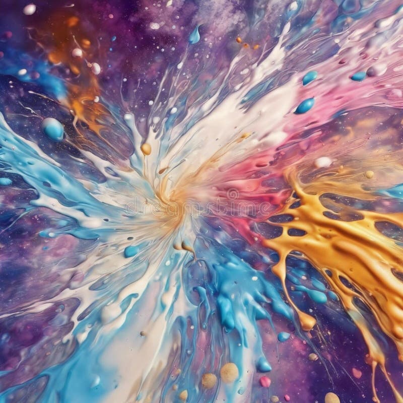 Abstract Cream Splash Background Stock Illustration - Illustration of ...