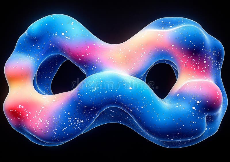 A Contemporary Backdrop with a 3D Design of Abstract Forms. Stock Image ...