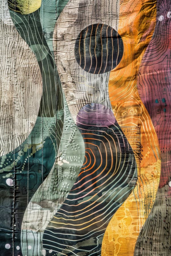 Contemporary Backdrop Featuring Abstract Layout Patterns. Stock ...