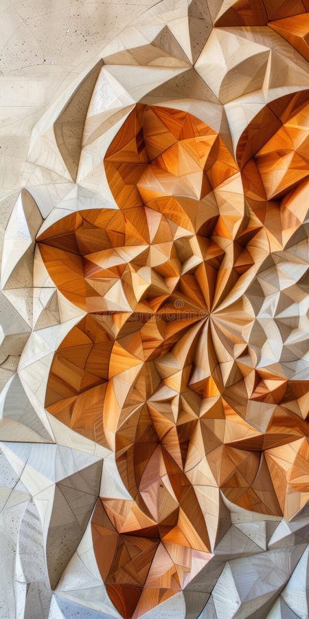 Contemporary Backdrop with Intricate Geometric Designs. Stock ...