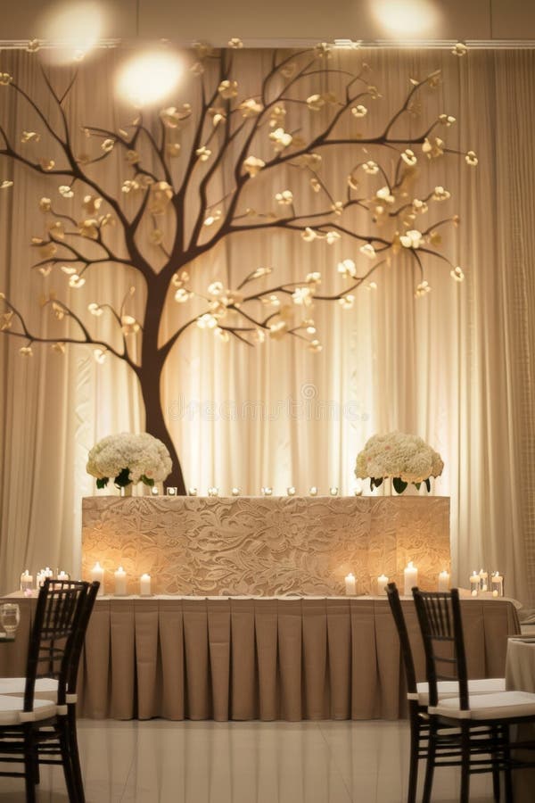 Contemporary Backdrop Showcasing Elegant Layout Designs. Stock ...