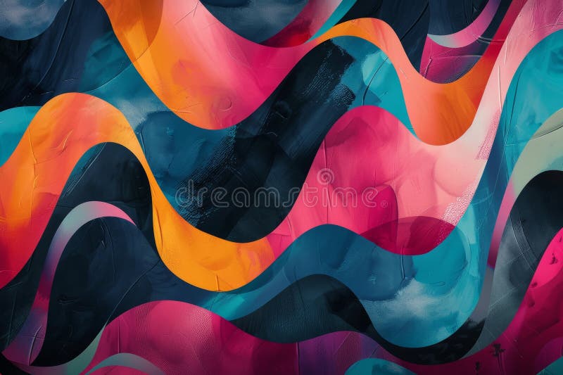 Contemporary Backdrop with Stylish Layout Patterns. Stock Illustration ...