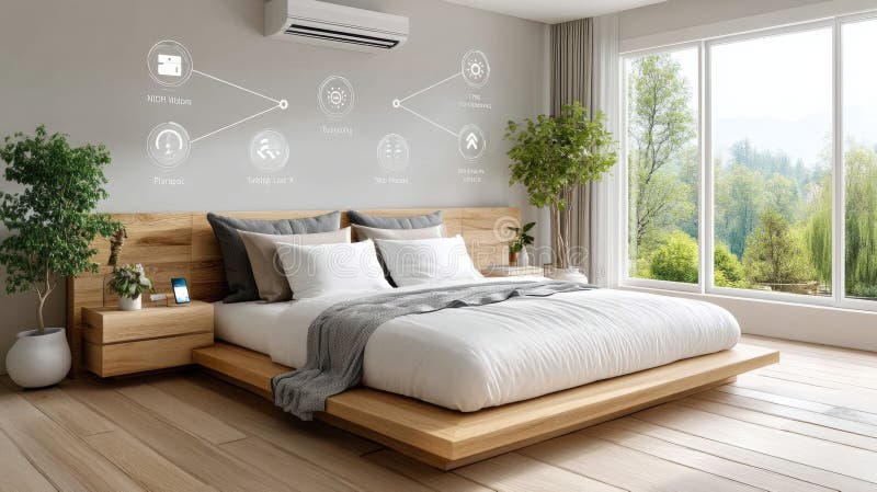 Discovering a Modern Bedroom with IoT Design Smart Technology and ...