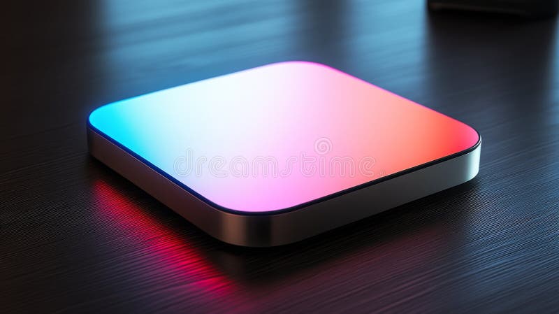 A Contemporary Box with Reflective Surfaces and Dynamic Illumination ...