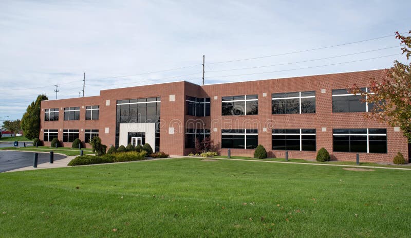 Brick Building Entrance stock photo. Image of corporation - 10901968