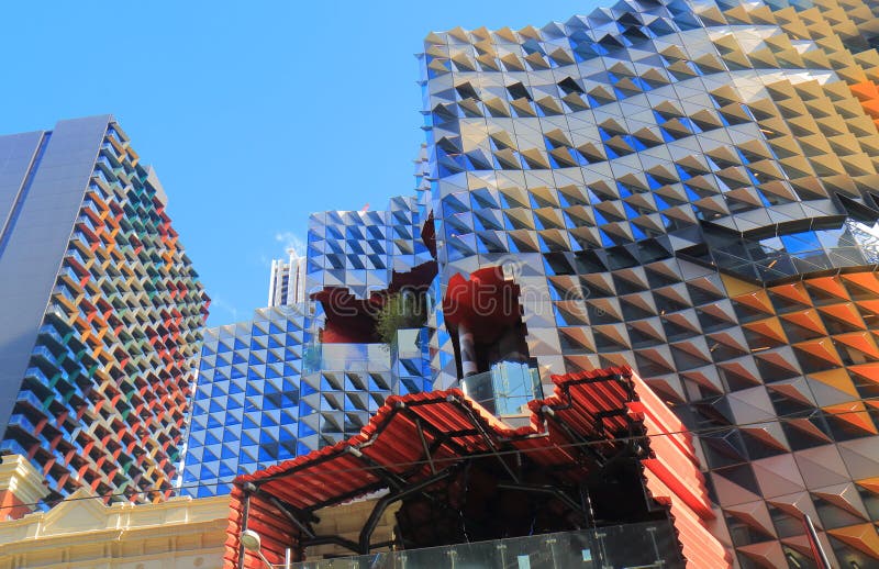 Contemporary Building Architecture Melbourne Australia Editorial Stock ...
