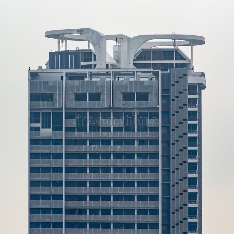 Contemporary Building Facade. Stock Photo - Image of landmark, decor ...