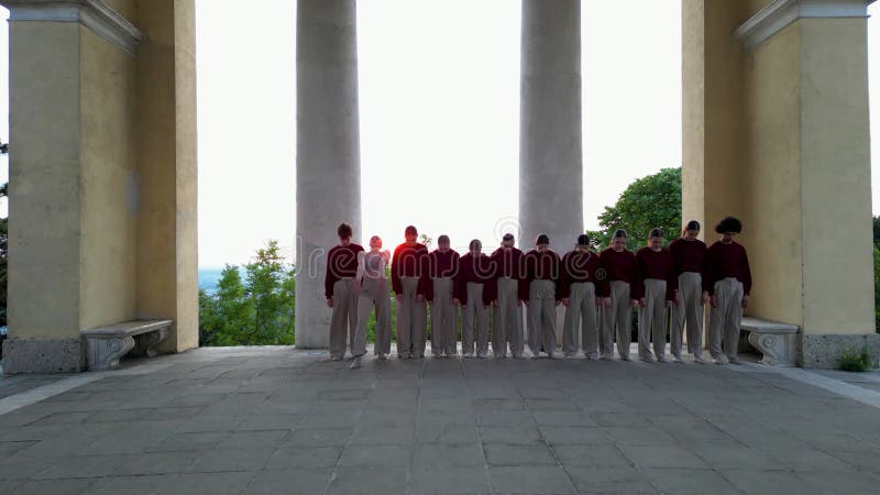 Beautiful Interpretive Dance Show by Professional Dancers in a Temple ...