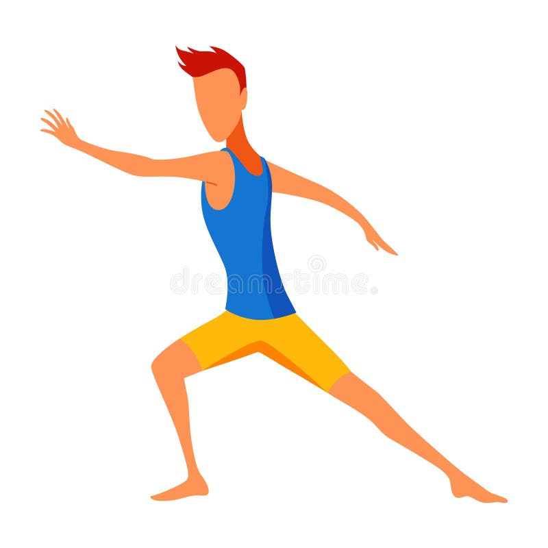 Contemporary and Classical Dancing. Dancer Character Design. Flat ...
