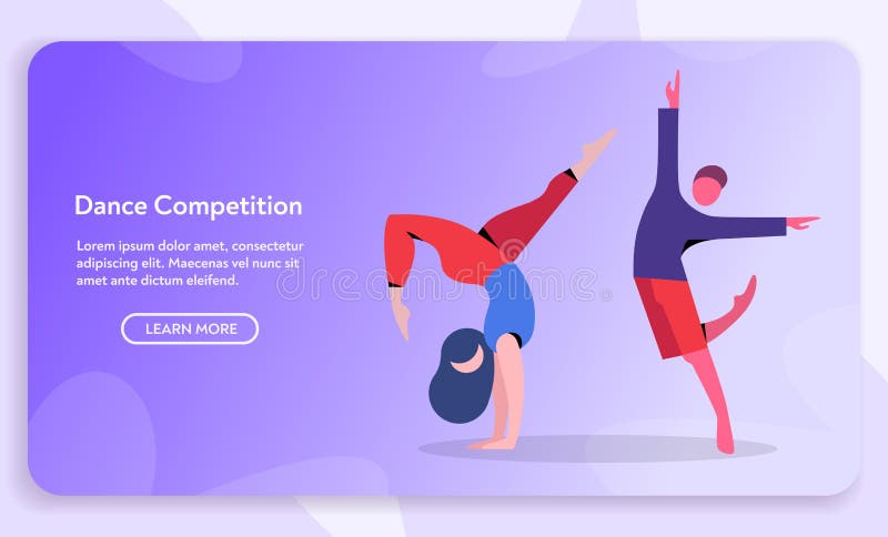 Contemporary and Classical Dancing Set. Dancer Character Design. Flat ...