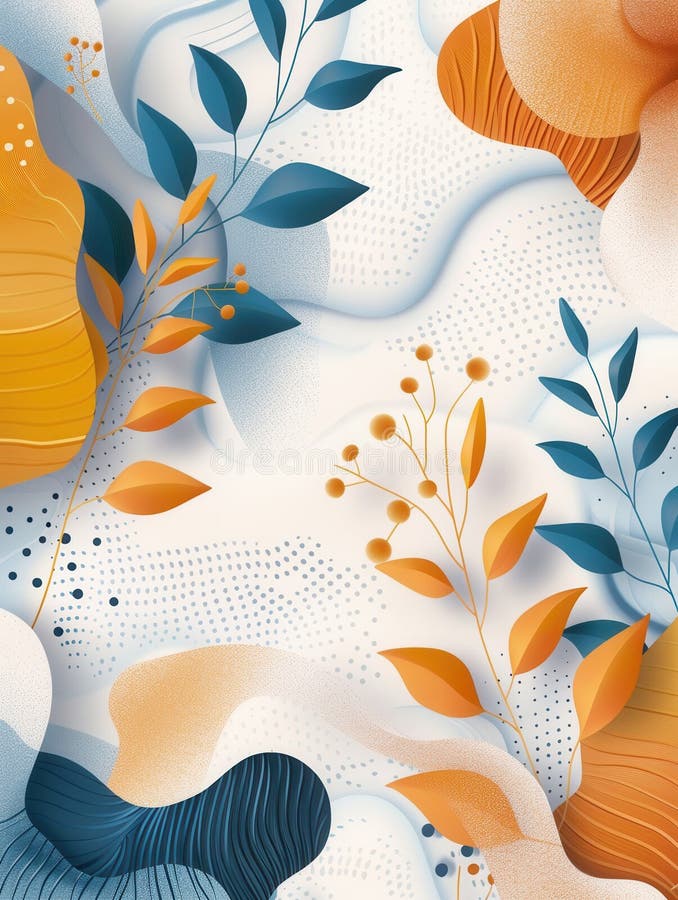 A Contemporary and Clean Minimalist Design Featuring a Floral Pattern ...