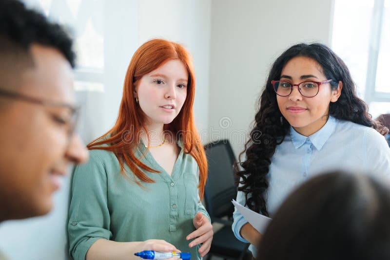 Contemporary Co-working Space with Young Professionals or Students ...