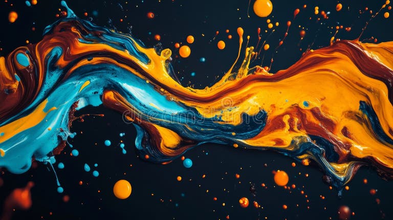 Contemporary Color Scheme Background, Vibrant Gradient Abstract ...