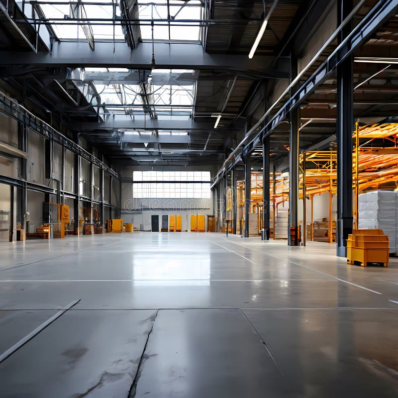 Commercial Facility Modern Warehouse, Ai Generated Stock Photo - Image ...