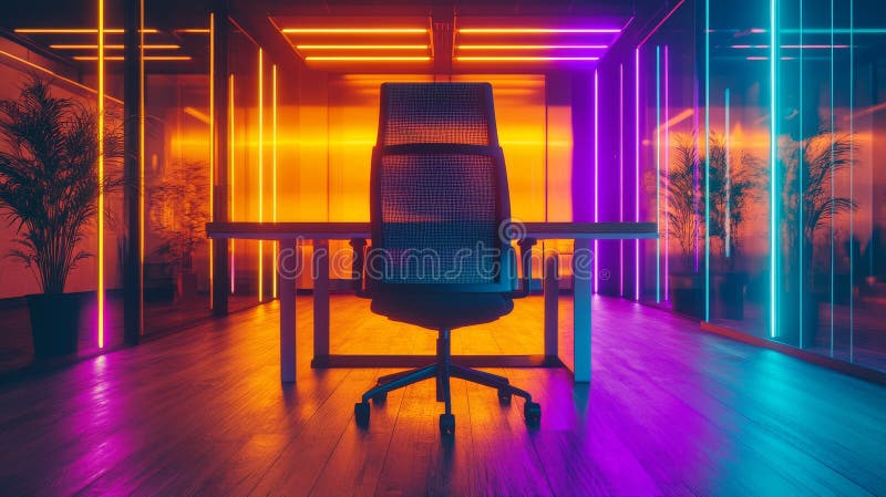 Contemporary Conference Room Featuring Bright Lighting and Chic Chairs ...