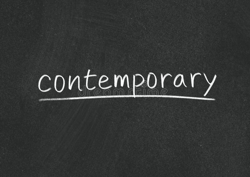 Contemporary stock illustration. Illustration of contemporary - 196809411