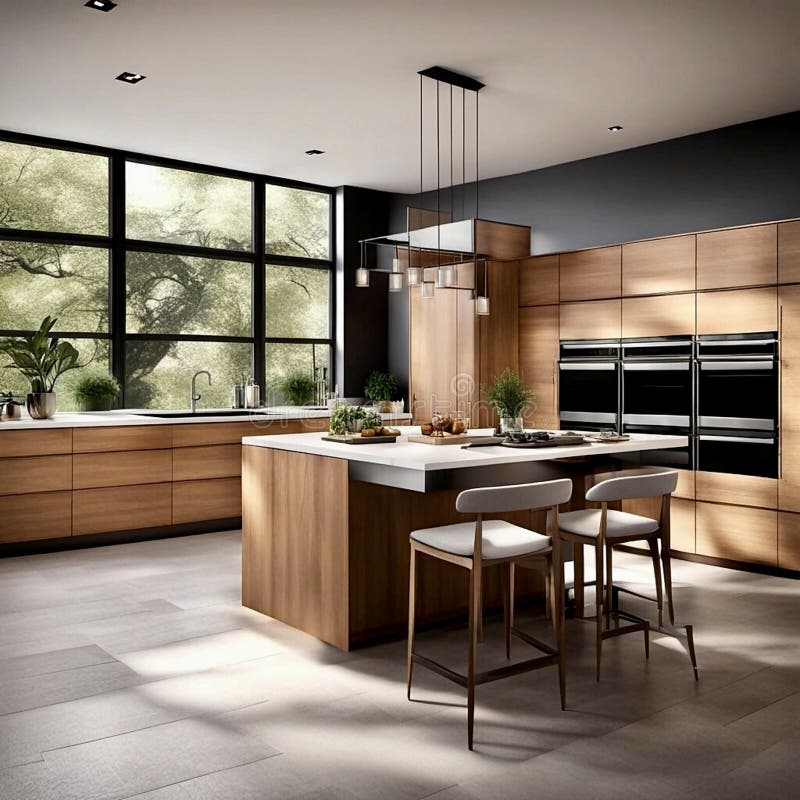 Contemporary Culinary Haven: Where Style Meets Function in Modern ...