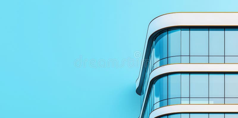 Contemporary 3D Design: a High-rise Office Building with Curved Glass ...