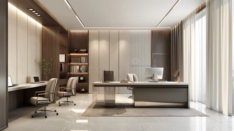 Contemporary 3D Rendering Showcasing a Sleek and Sophisticated Modern ...