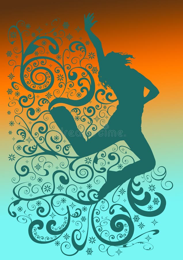Abstract Contemporary Dance/eps Stock Vector - Illustration of ...