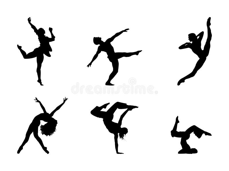 Contemporary Dancer Silhouette