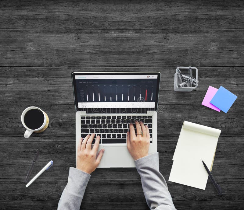 Contemporary Design Desk Minimal Modern Concept Stock Image - Image of ...