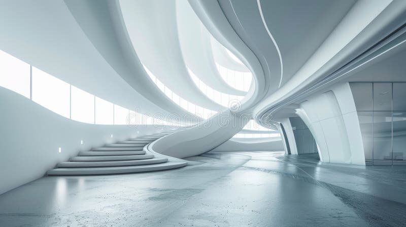 Contemporary Design with Extensive Copy Space. Stock Illustration ...