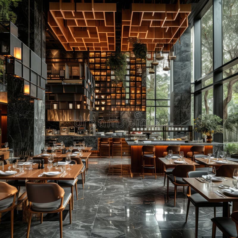 Contemporary Design Sets the Stage for Culinary Delights, Creating an ...